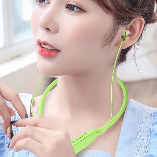 Baeitkot Wireless Bluetooth Headset Neck Type Stereo Noise Reduction ...