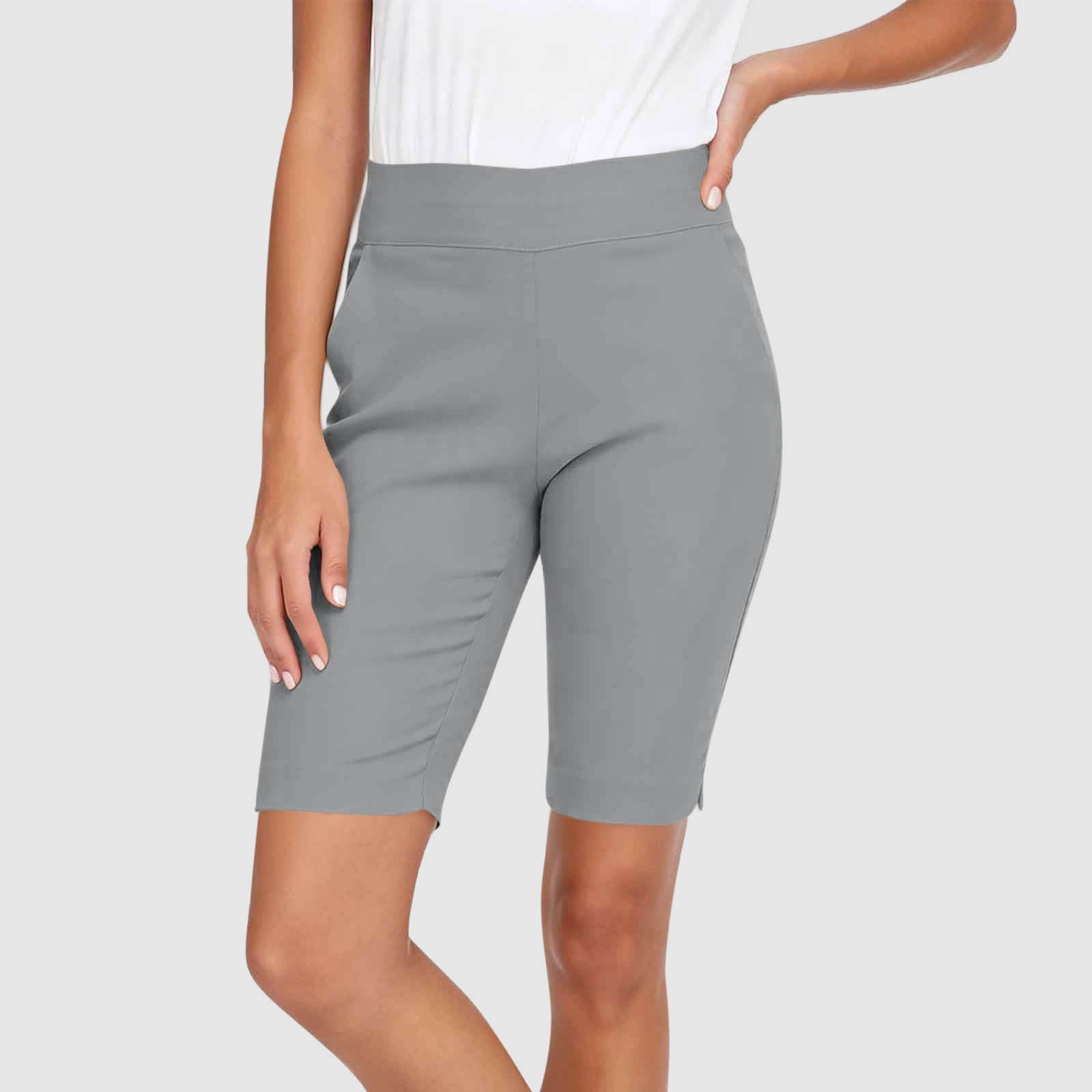 Baeitkot Women's Elastic Waist Short Pants Tourist Women's Fashion ...