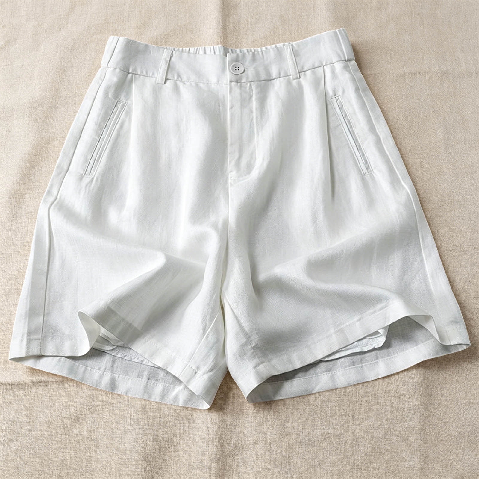 Baeitkot Womens Summer High Waist Elastic Shorts Womens Summer Casual ...