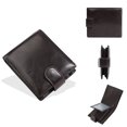 Baellerry Men's Zipper PU Leather Wallet Multi-Function Short Wallet ...