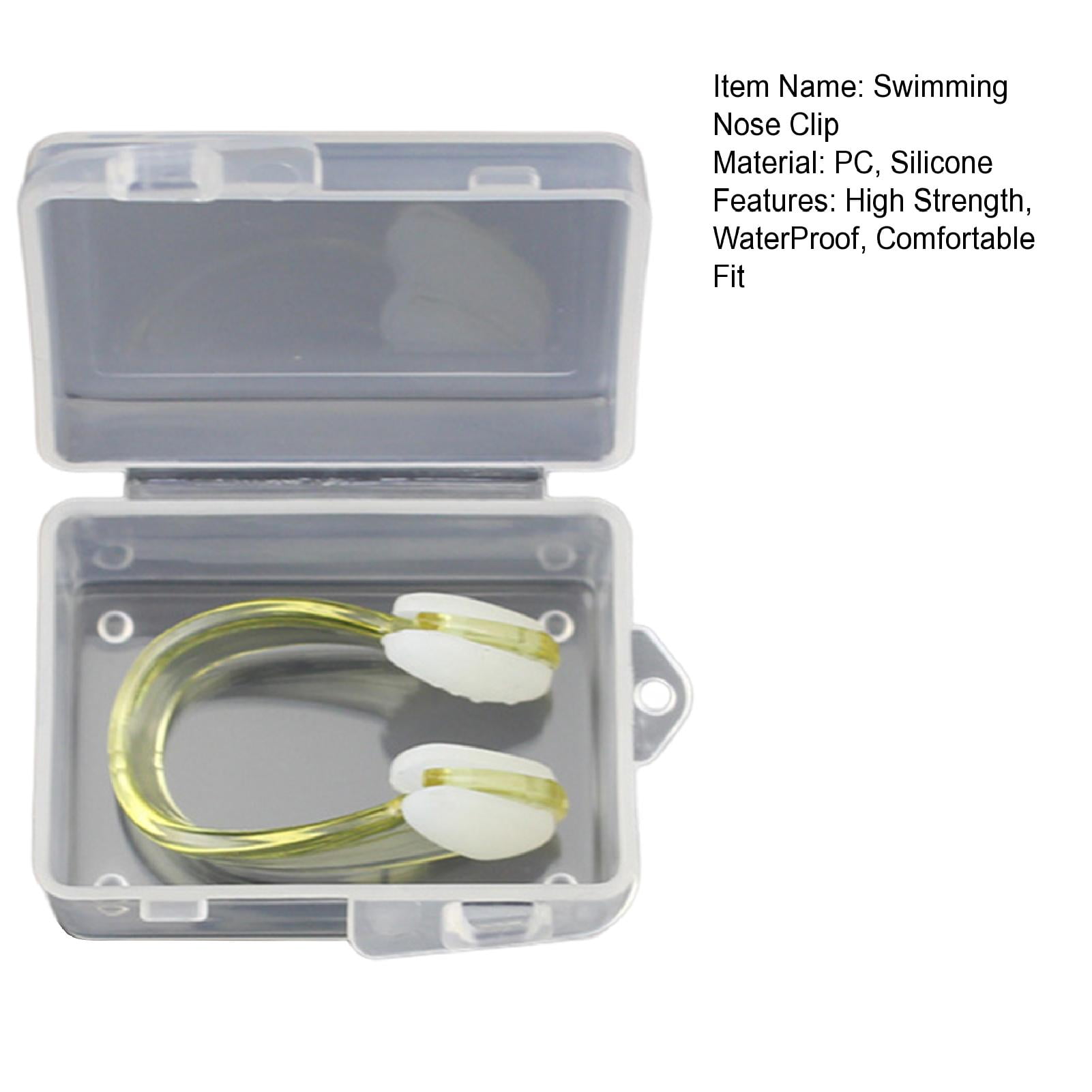 Baellert Swimming Nose Clip Non-slip WaterProof with Storage Box Anti ...