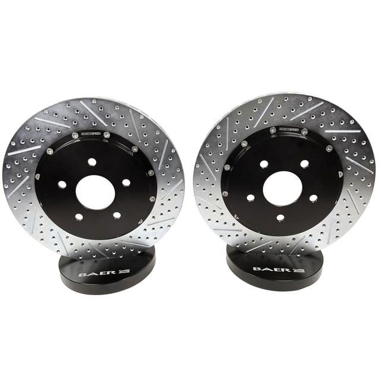 Baer 2302068 Eradi Speed Plus Rear Rotors Fits select: 2010-2013 ...