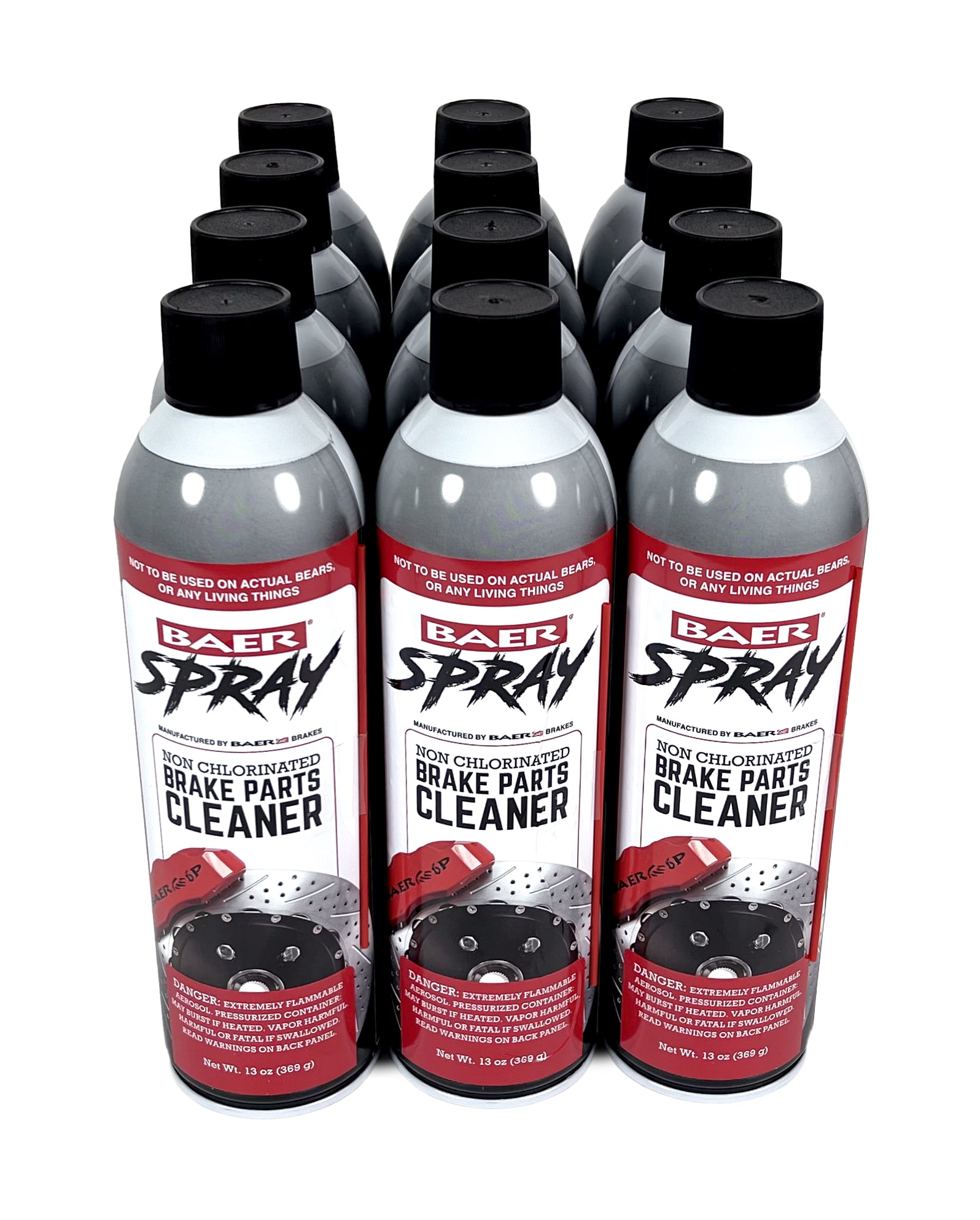 Baer Spray 6110029 Brake Cleaner Non-Chlorinated, Technical Grade, 13oz ...