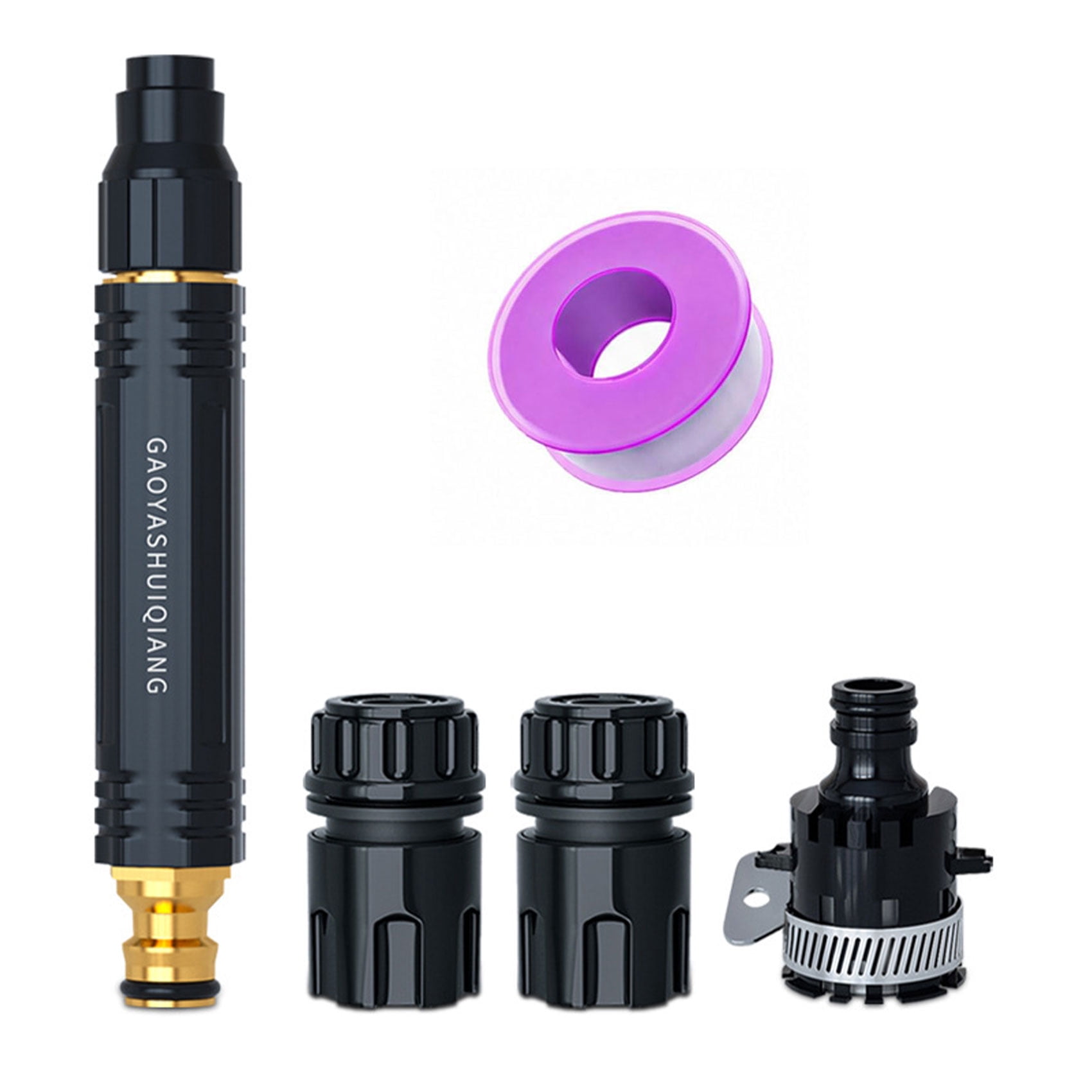 Baerionfig High Pressure Hose Nozzle for Garden Hose, Heavy Duty Metal ...