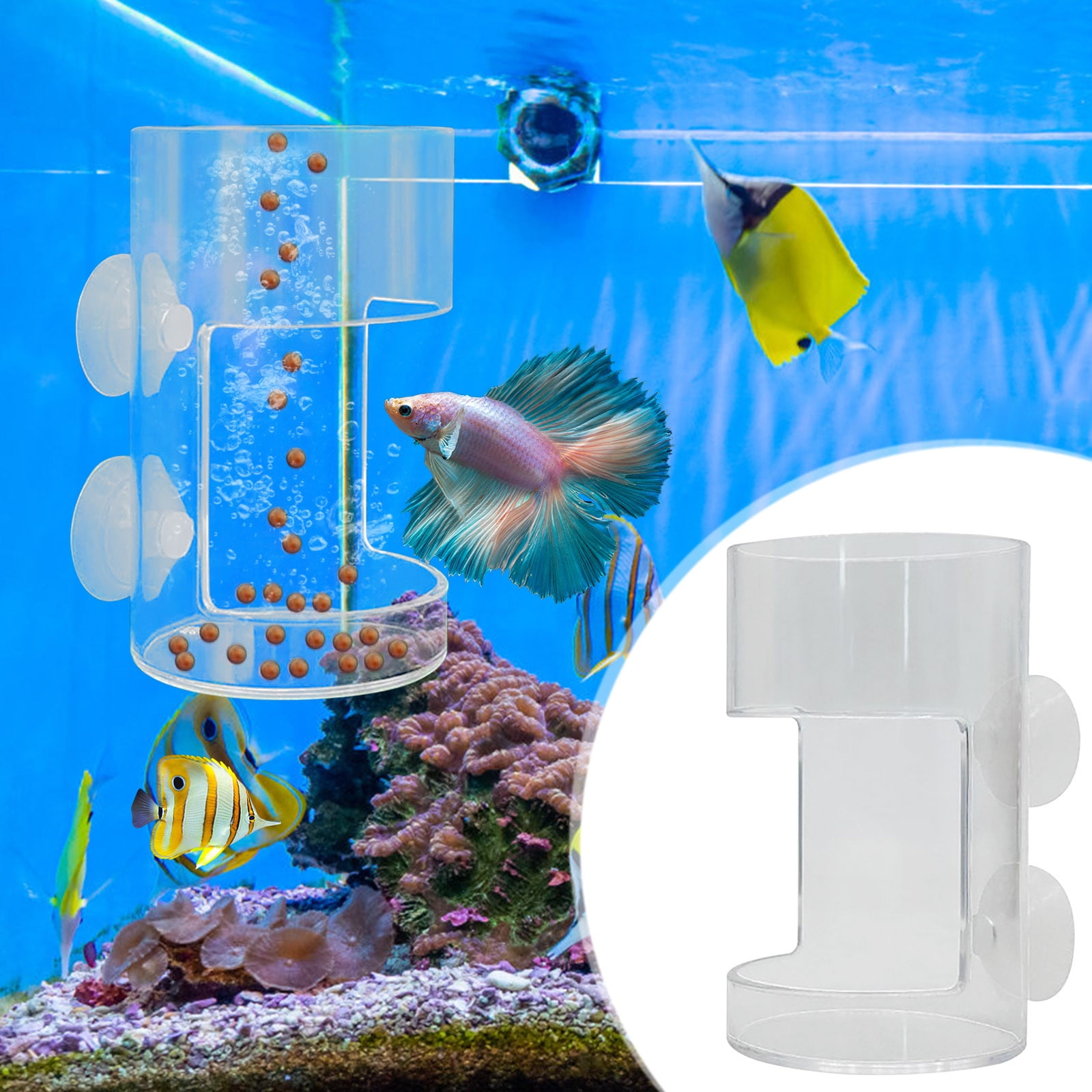 Baetikot Automatic Fish Feeder Turtle Fish Tank Fish Food Floating ...