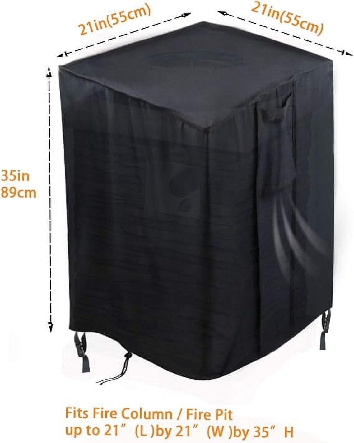Baetikot Fire Pits Cover Fire Cover Squares Outdoor Fireplace Gas ...