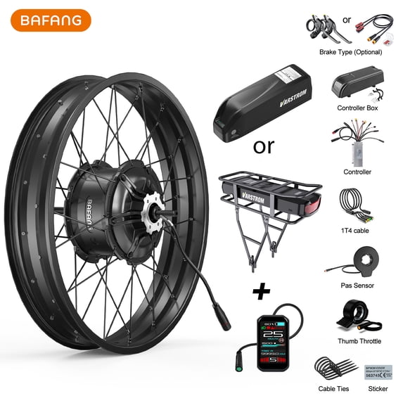 Bafang 48V 1000W Rear Hub Motor Ebike Conversion Kit - 20" SW2-M58 ...