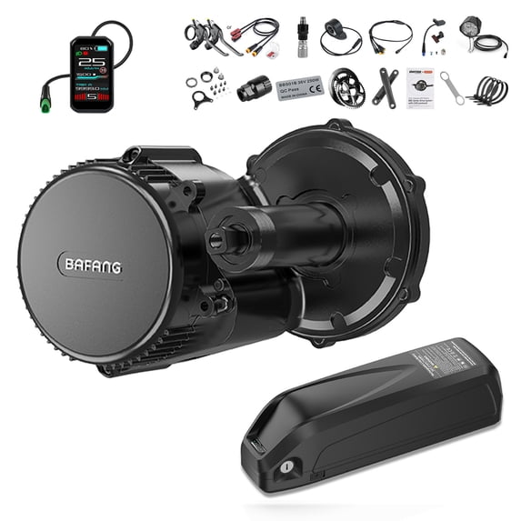 Bafang 48V 750W BBS02B Can Mid-Drive Ebike Motor Kit with 48V30Ah ...