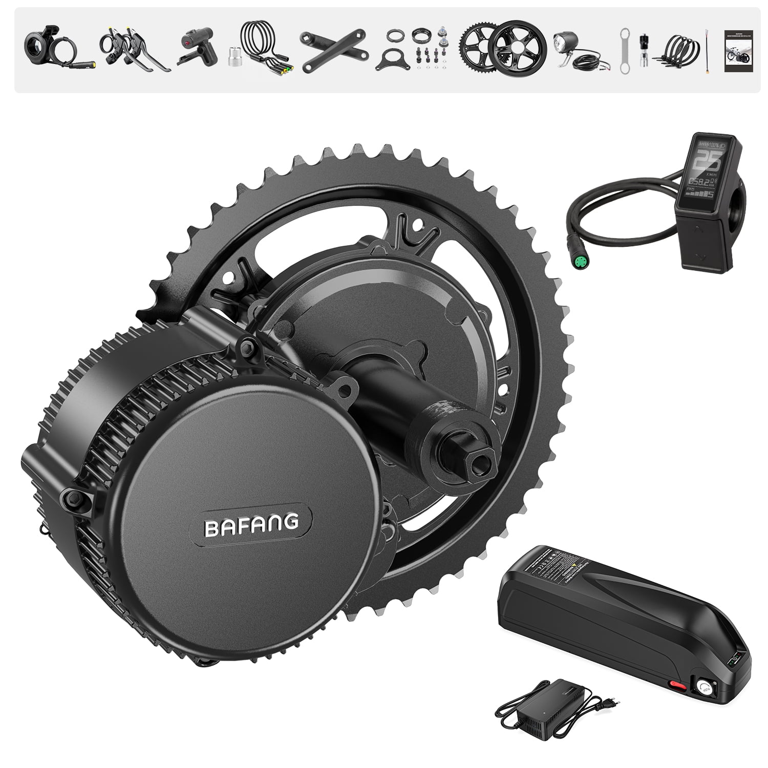 Bafang Mid Drive Electric Bicycle Conversion Kits BBS02B 48V750W 68mm ...