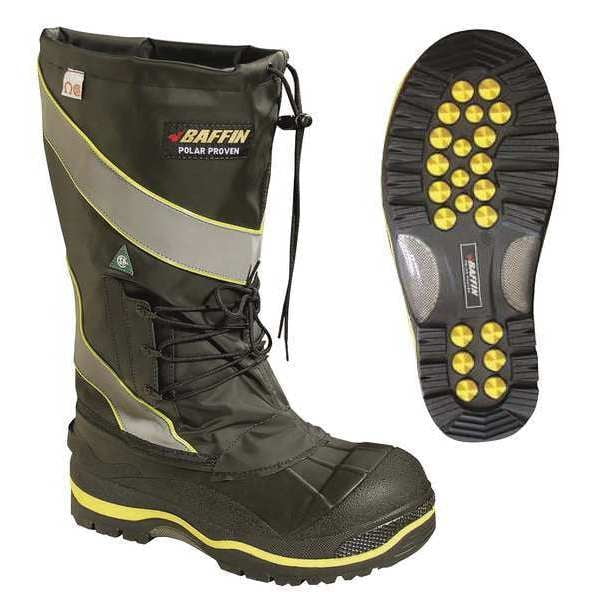 DERRICK (STP), Men's 17 in Composite Toe Miner Boot, Black, 10, EE ...