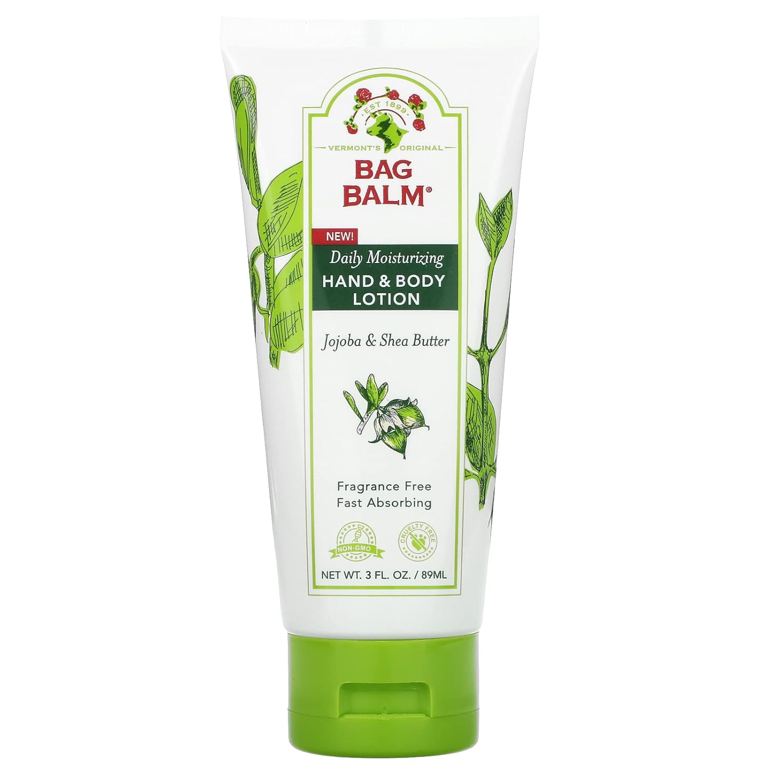 Bag Balm, Daily Moisturizing Hand & Body Lotion, Fragrance Free, 3 fl ...