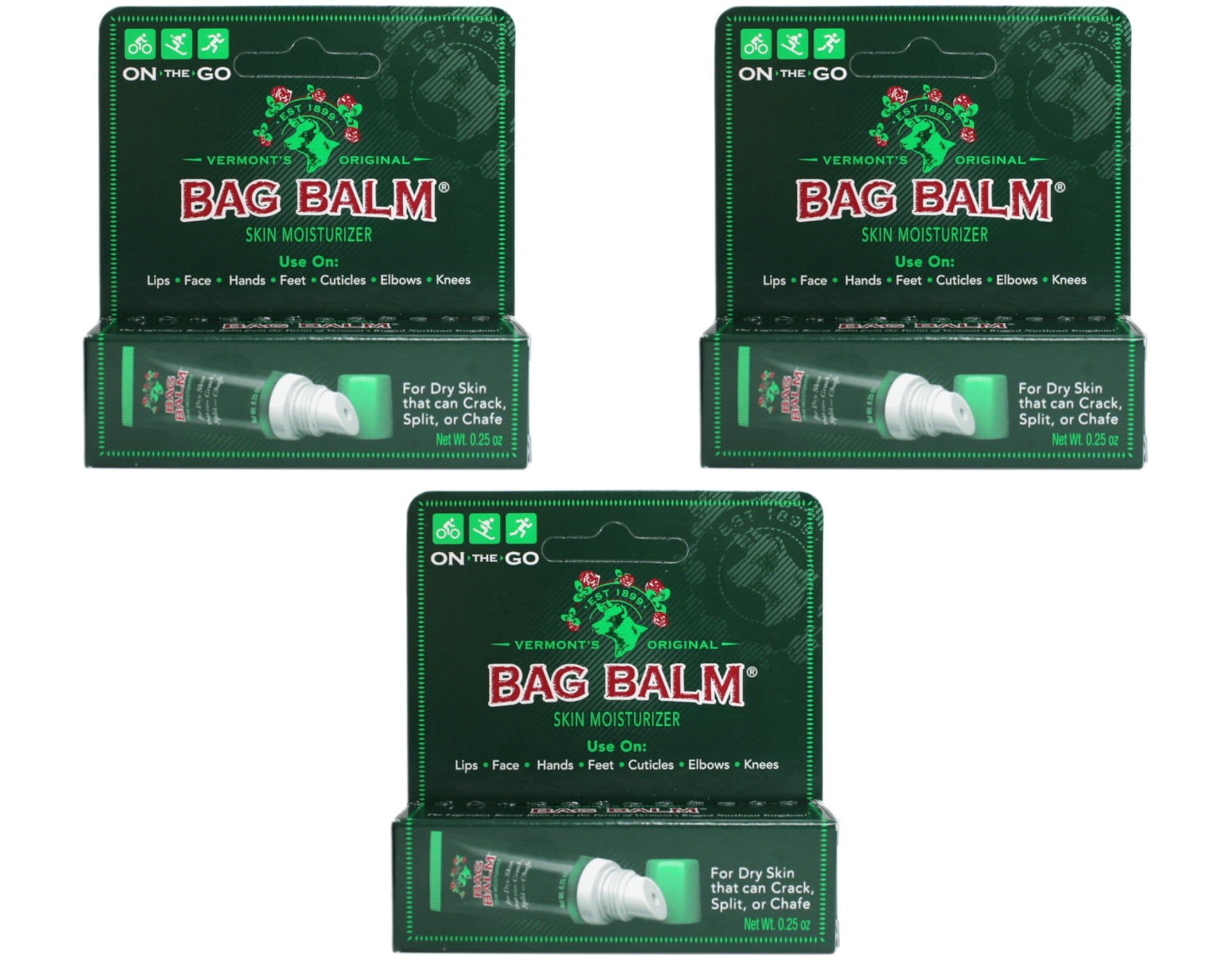 Bag Balm Skin Moisturizer for Dry, Chapped Skin Healing, 0.25 oz (Pack ...