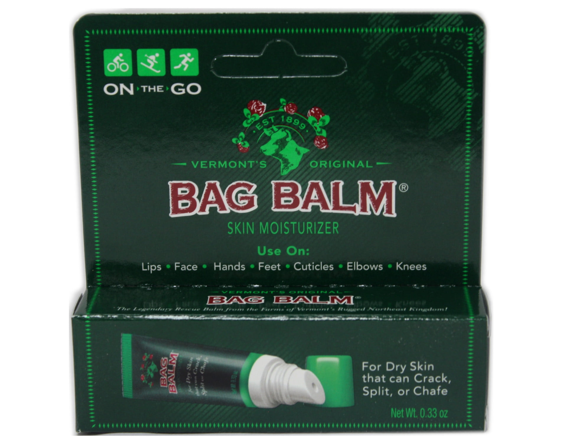 Bag Balm On The go Ointment Tube Ultimate Skin Solution 0.33oz Each ...