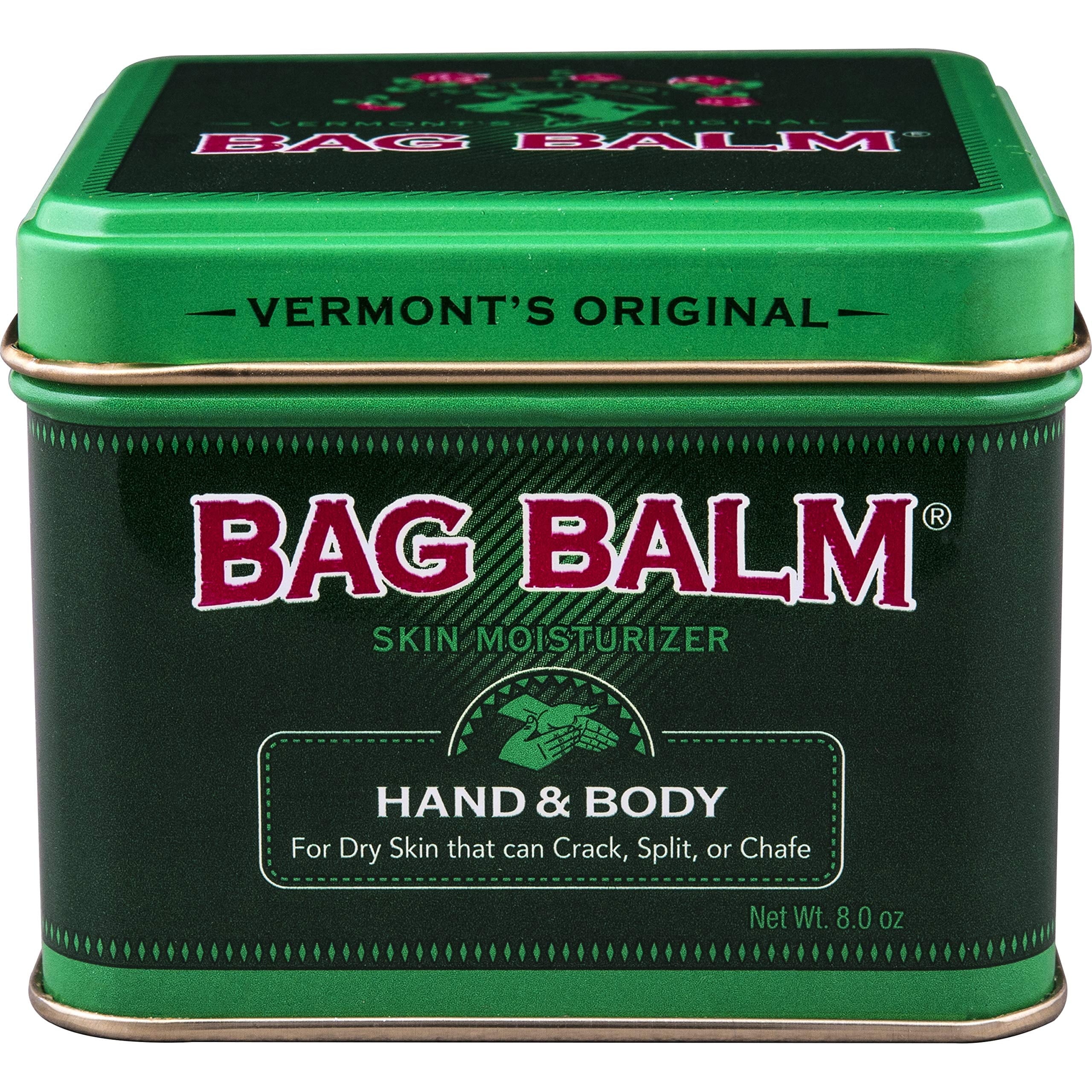 Bag Balm Skin Moisturizer Lotion - Hand and Body, 8 Ounces, 2 Tins MS ...