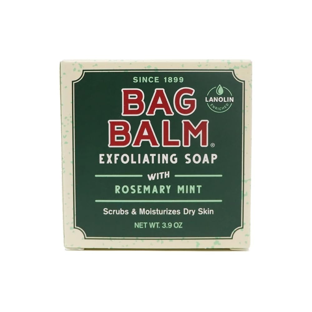 Bag Balm Vermont's Original Exfoliating Soap Bar, Body Soap Bars, Hand ...