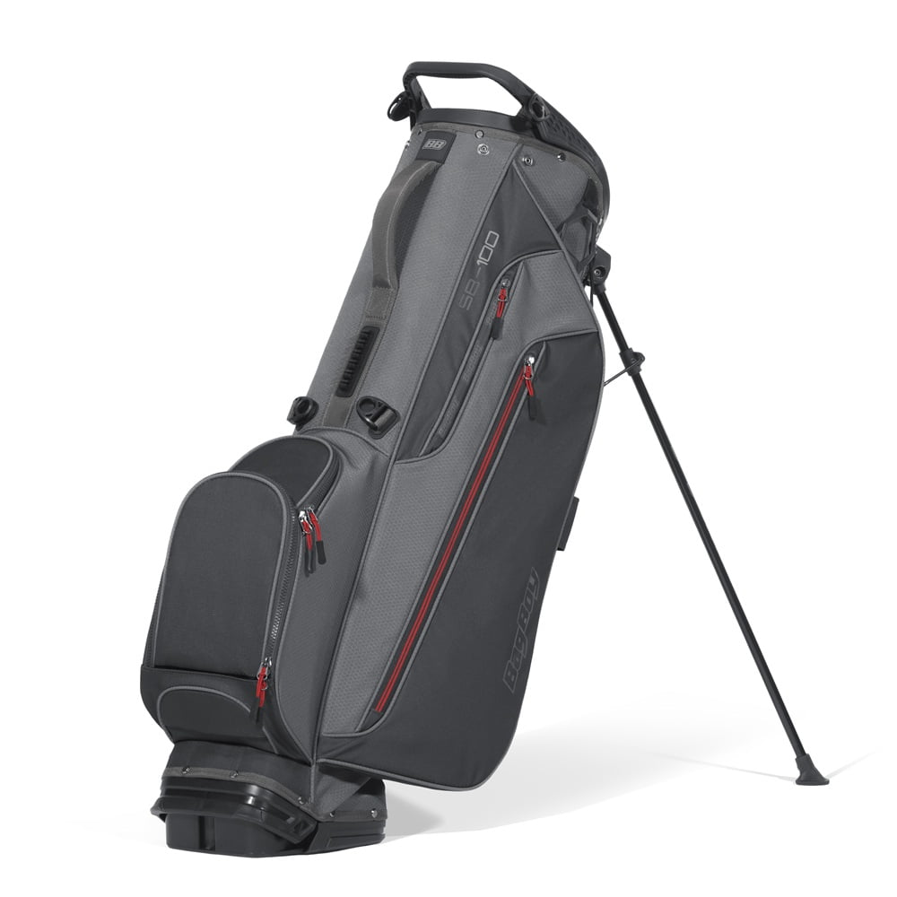 Bag Boy 2026 SB-100 Stand Golf Bag 5-Way Top (Sample) - Charcoal /Black ...