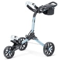Bag Boy Golf Nitron Auto-Open Push Cart Ice Blue/White - Walmart.com