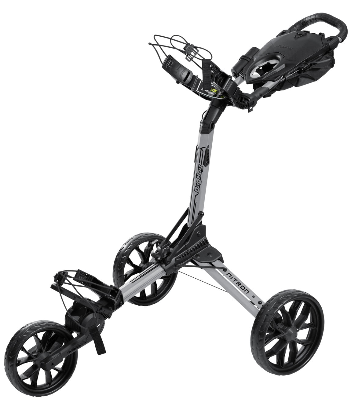 Bag Boy, Pull Cart, Nitron Model, Silver/Black, Lightweight Frame ...
