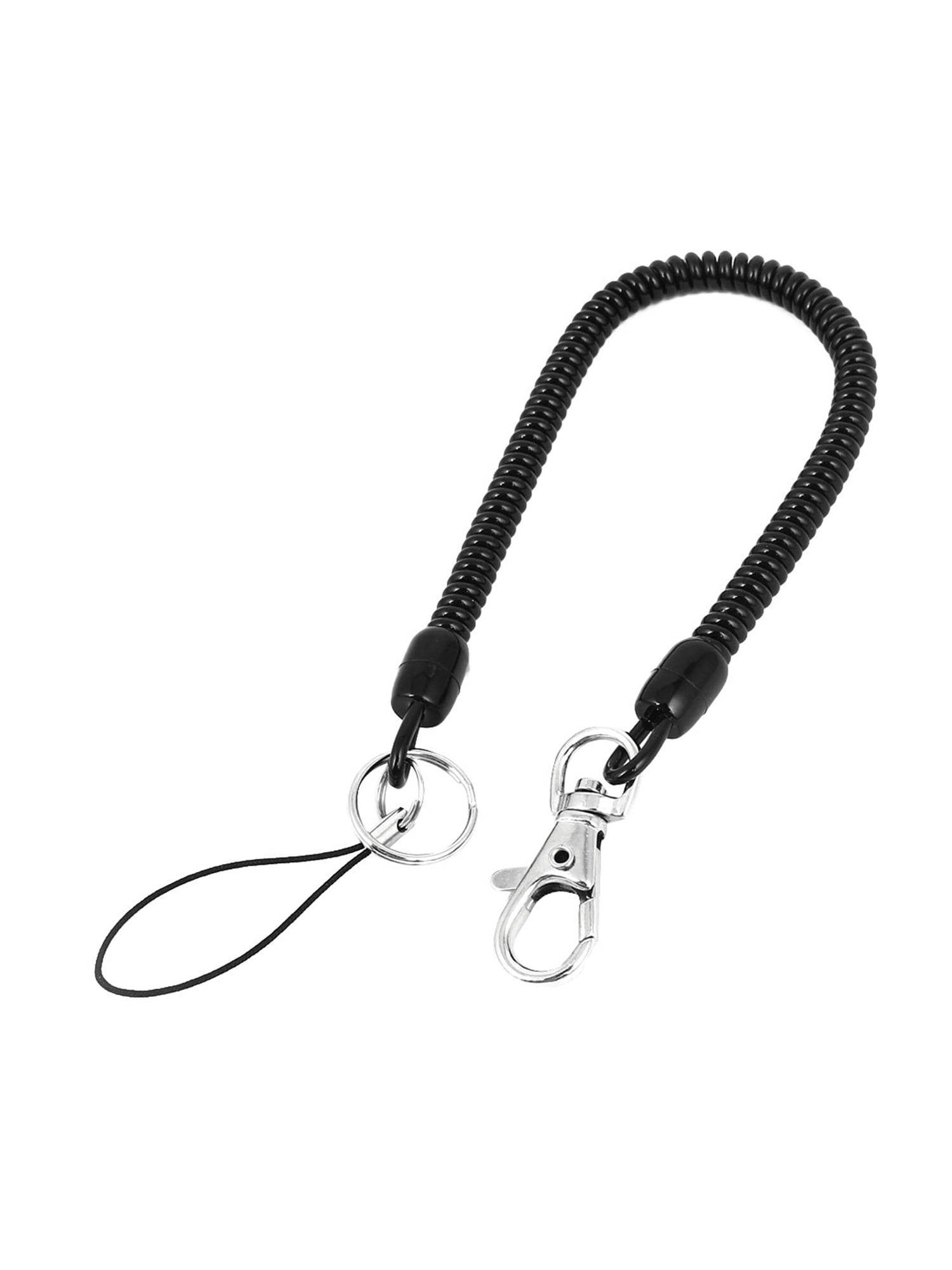 Bag Cellphone Ornament Stretchy Coil Keyring String Keychain Strap 27cm ...