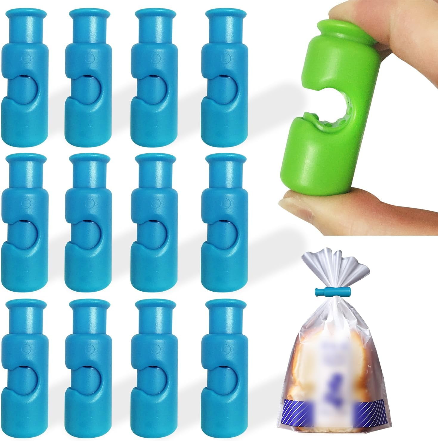 Bag Chip Clips, 2025 New Grip Sticks Bag Sealers, Squeeze Clips for ...