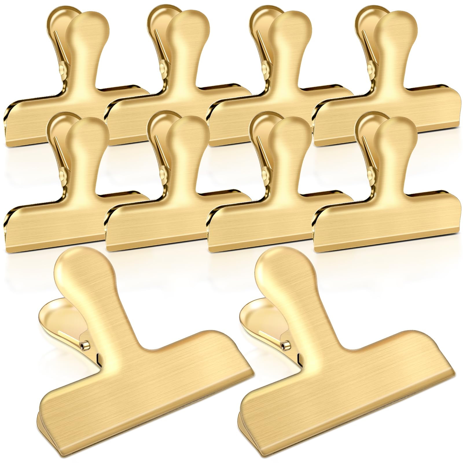 Bag Clips, 10 Pack Stainless Steel Chip Clips for Food, Food Clips ...