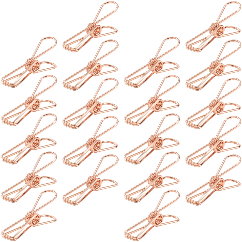 Bag Clips for Food Chips 30 Pcs Metal Clamps Tent Heavy Sealing Steel ...