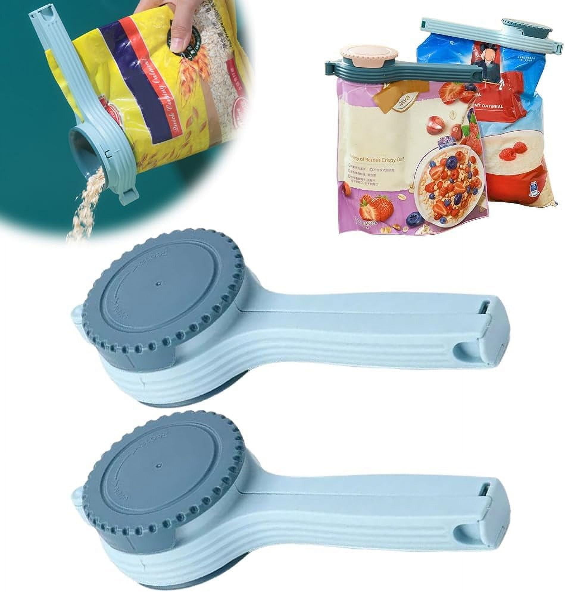 Bag Clips for Food, Food Storage Sealing Clips with Pouring Spouts ...