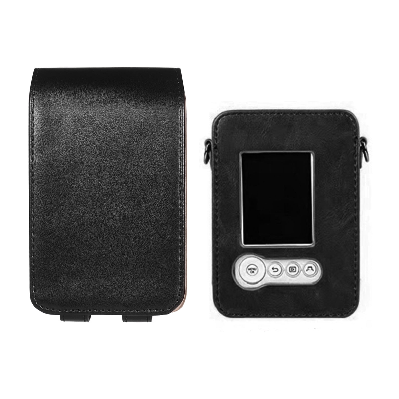 Bag Compact Size Instant Camera Case Bag PU Leather With Shoulder Strap ...