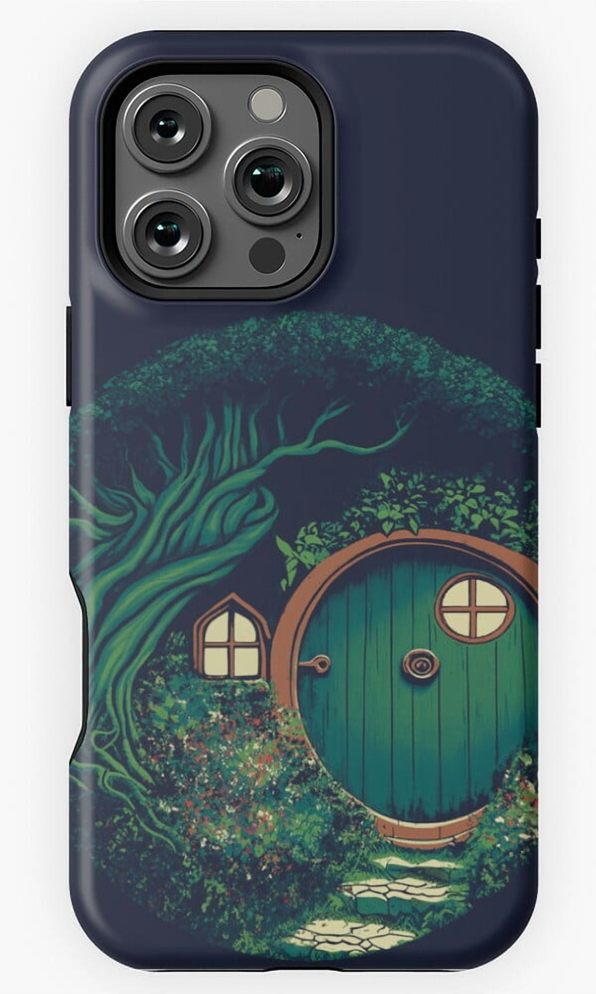 Bag End Fantasy Landscape Hobbit Fan Art iPhone 11–16 Pro Max Compatible Phone Case - Walmart.com
