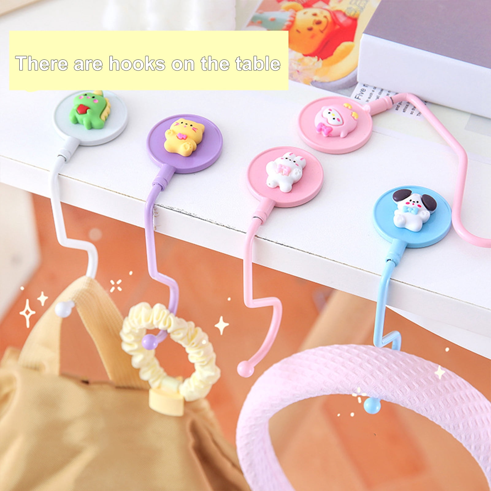 Bag Hook Strong Load-bearing Decorative Removable Cartoon Handbag ...