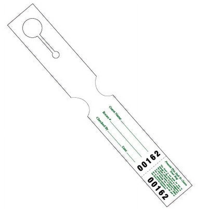 Bag Identification Tags, Tear Proof Stock. With consecutively ...