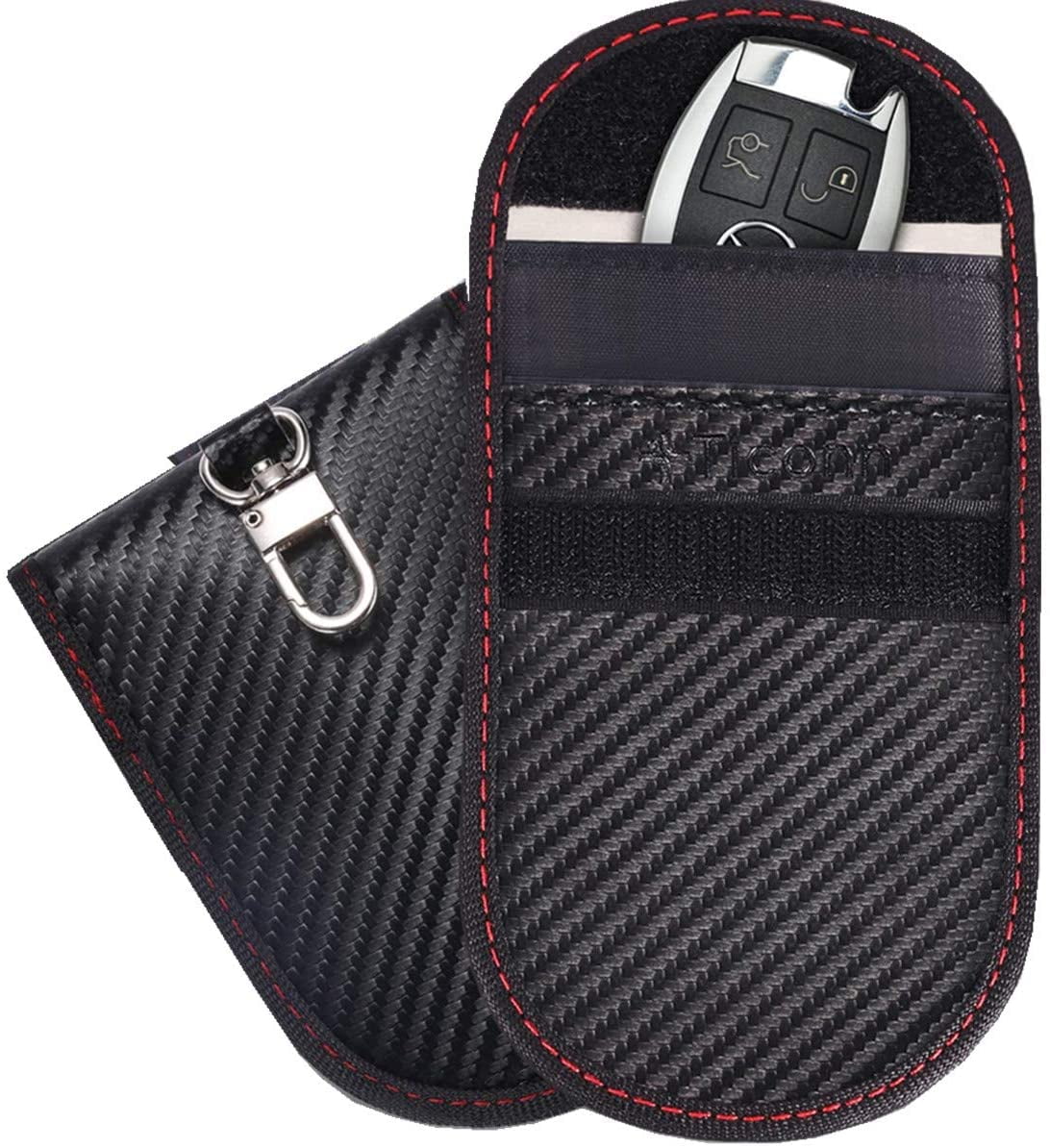 Bag for Key Fob,Cage Protector - Car Signal Blocking, Anti-Theft Pouch ...