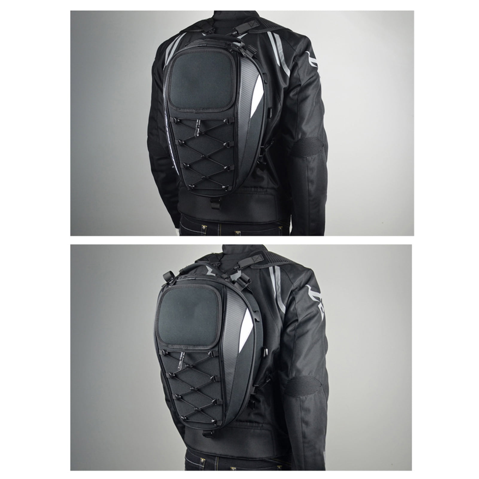 Bag Motorcycle Seat Bag Dual Use Backpack Motorbike Luggage Helmet ...