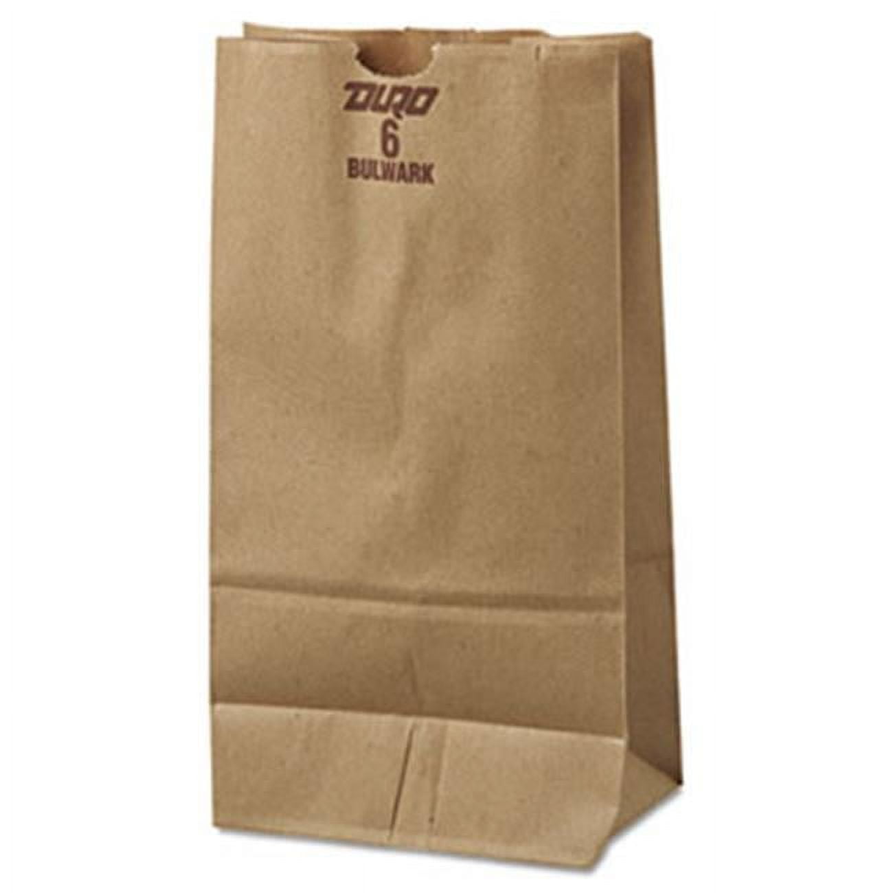 Bulk Kraft Brown Paper Bag, Number 6 - Eco-Friendly, Heavy-Duty Grocery ...
