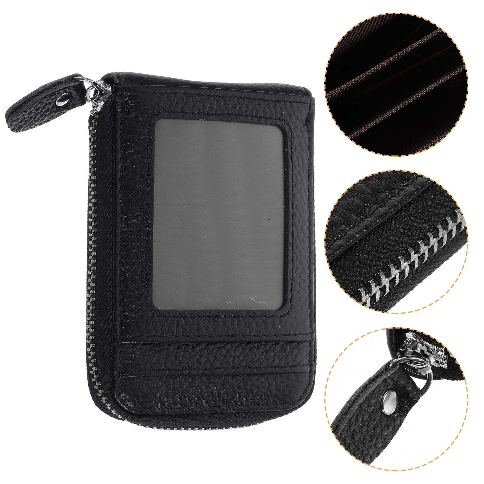 Bag Portable Card Case Id Card Holder Clip Antimagnetic Card Case Pouch ...