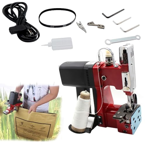 Bag Sewing Closing Machine 110V Electric GK9-890, Red, 9.84*9.84*3 ...