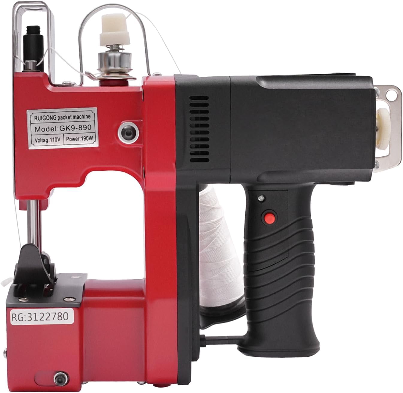 Bag Sewing Machine, 110V Leather and Canvas Sewing Machine, Aluminum ...