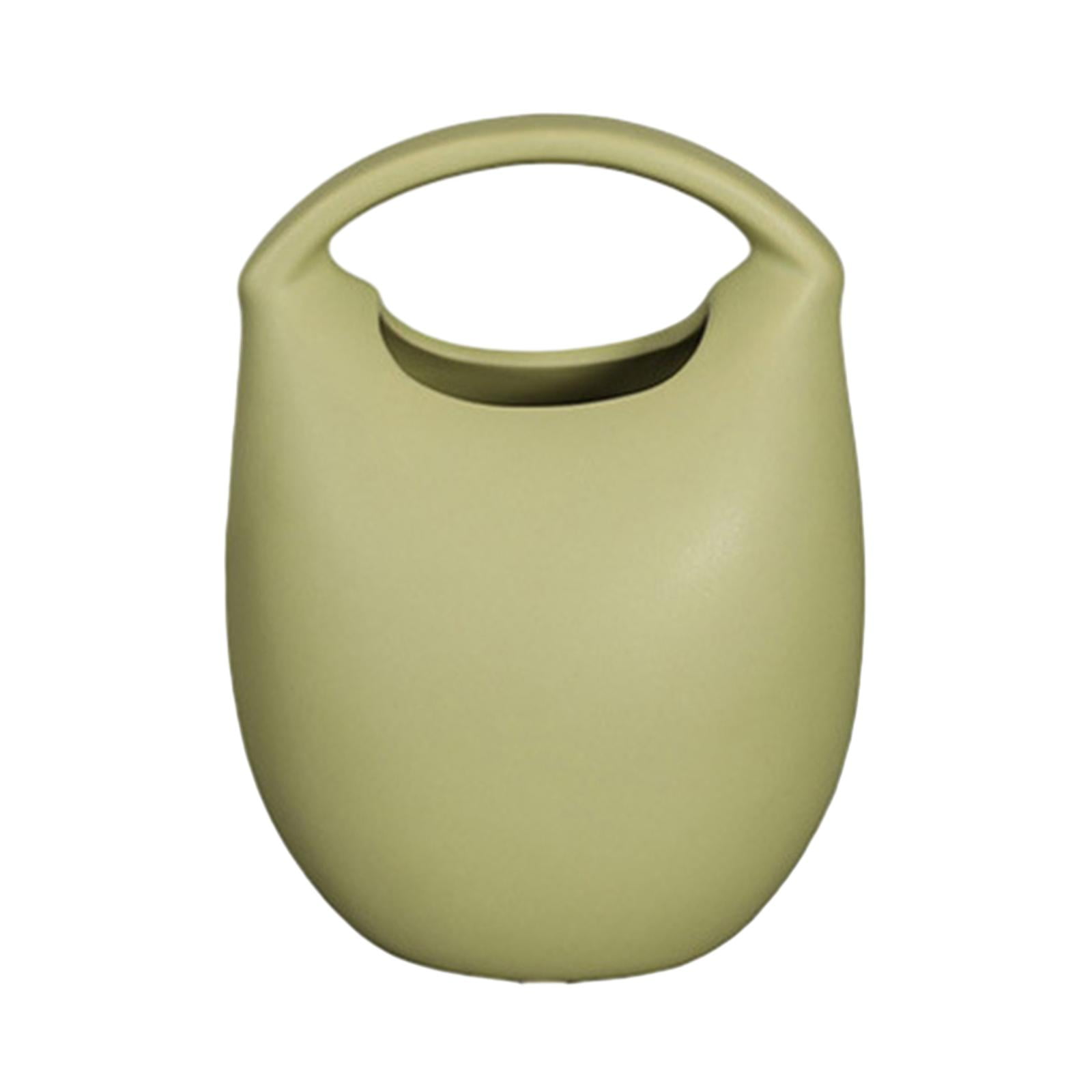 Bag Shaped Flower Vase Handbag Shape Ceramic Vase for Countertop ...