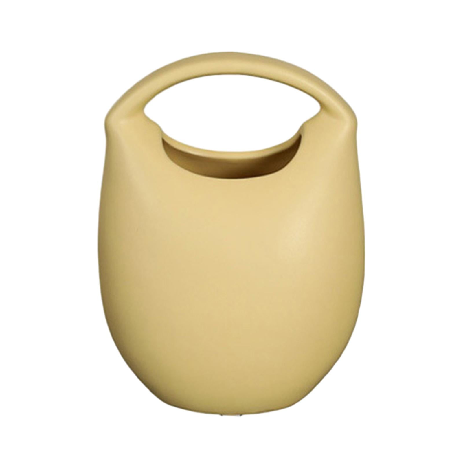 Bag Shaped Flower Vase Handbag Shape Ceramic Vase for Countertop ...