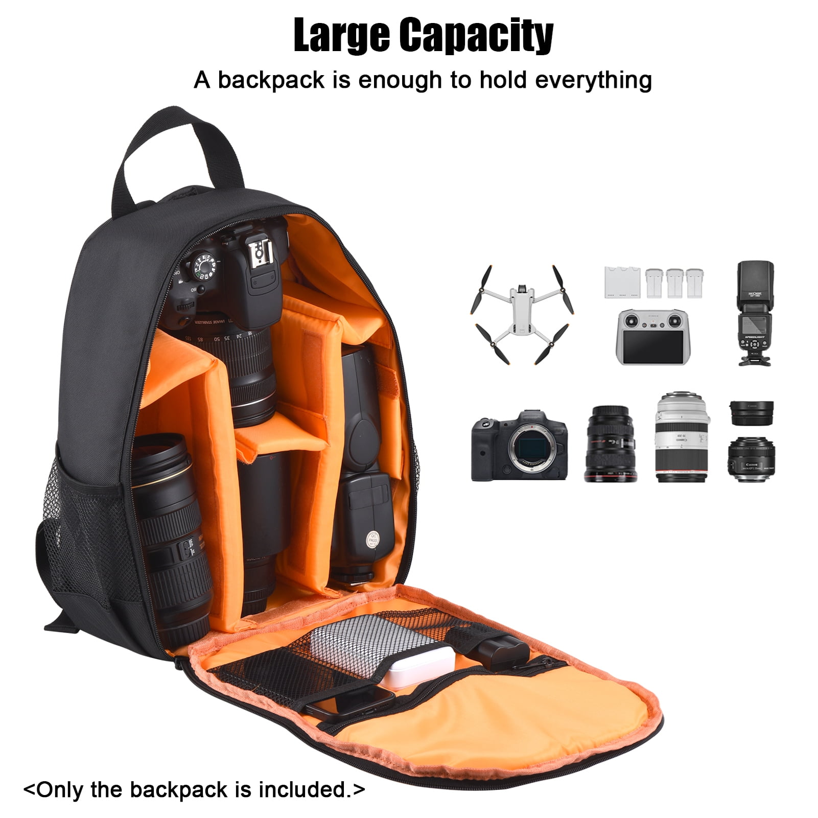 Bag Small Camera Backpack Outdoor Camera Bag Water-resistant Shock ...