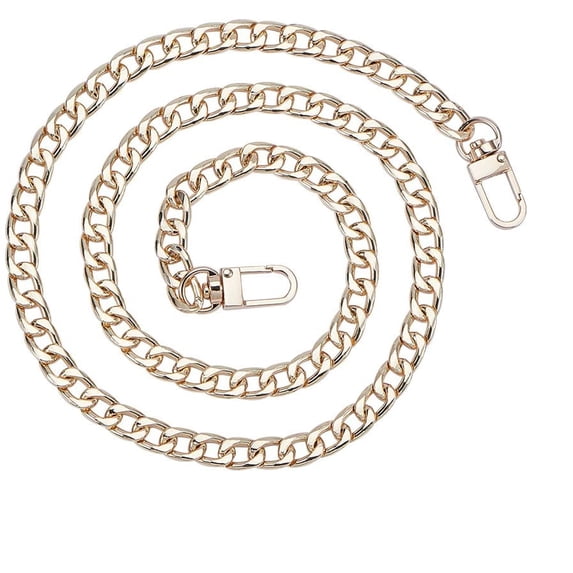 Bag Strap Chains Iron Curb Link Chains with Swivel Lobster Claw Clasps ...