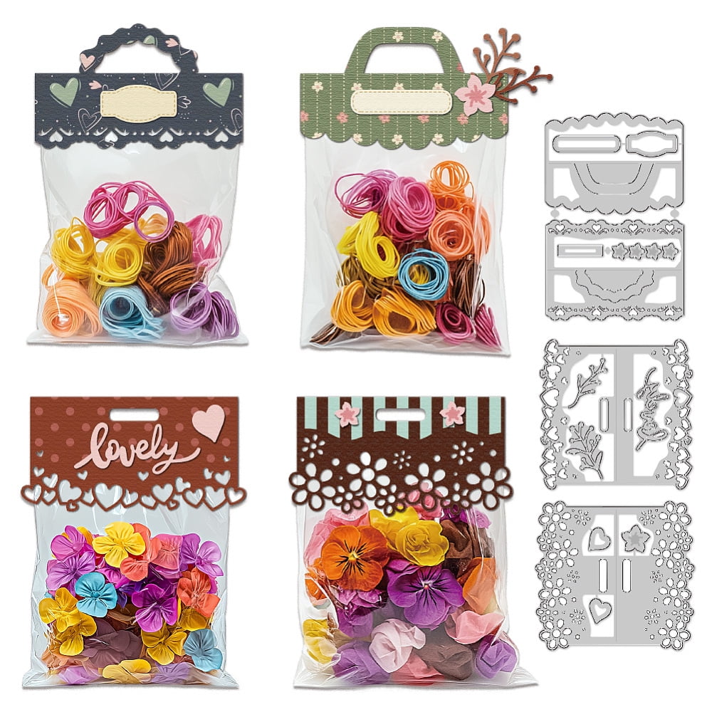 Bag Topper Cutting Dies Card Making Die Stencil Metal Card Die Cuts ...
