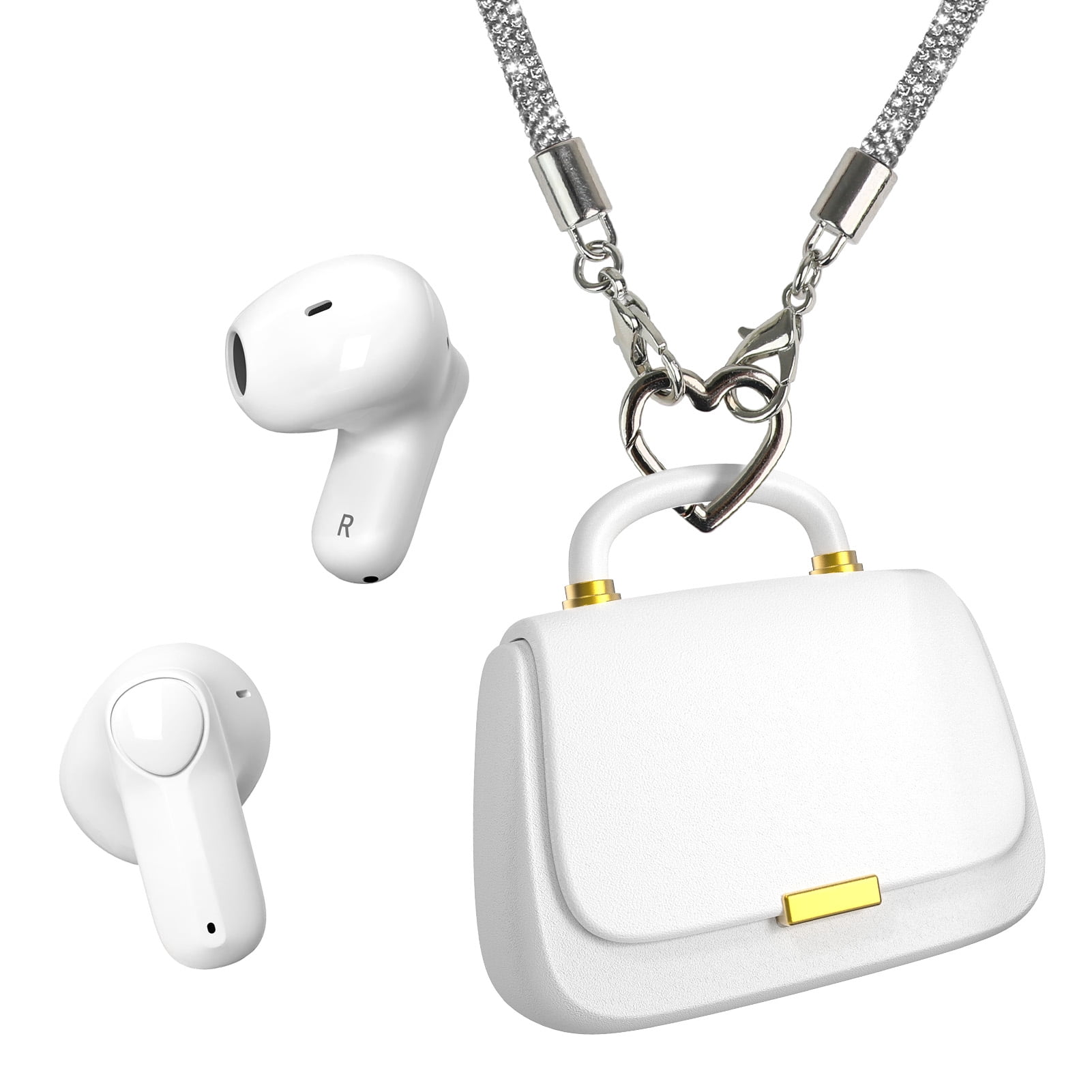 Bag Wireless Bluetooth 5.3 Earbuds Headphones with Noise-Canceling, 17H ...
