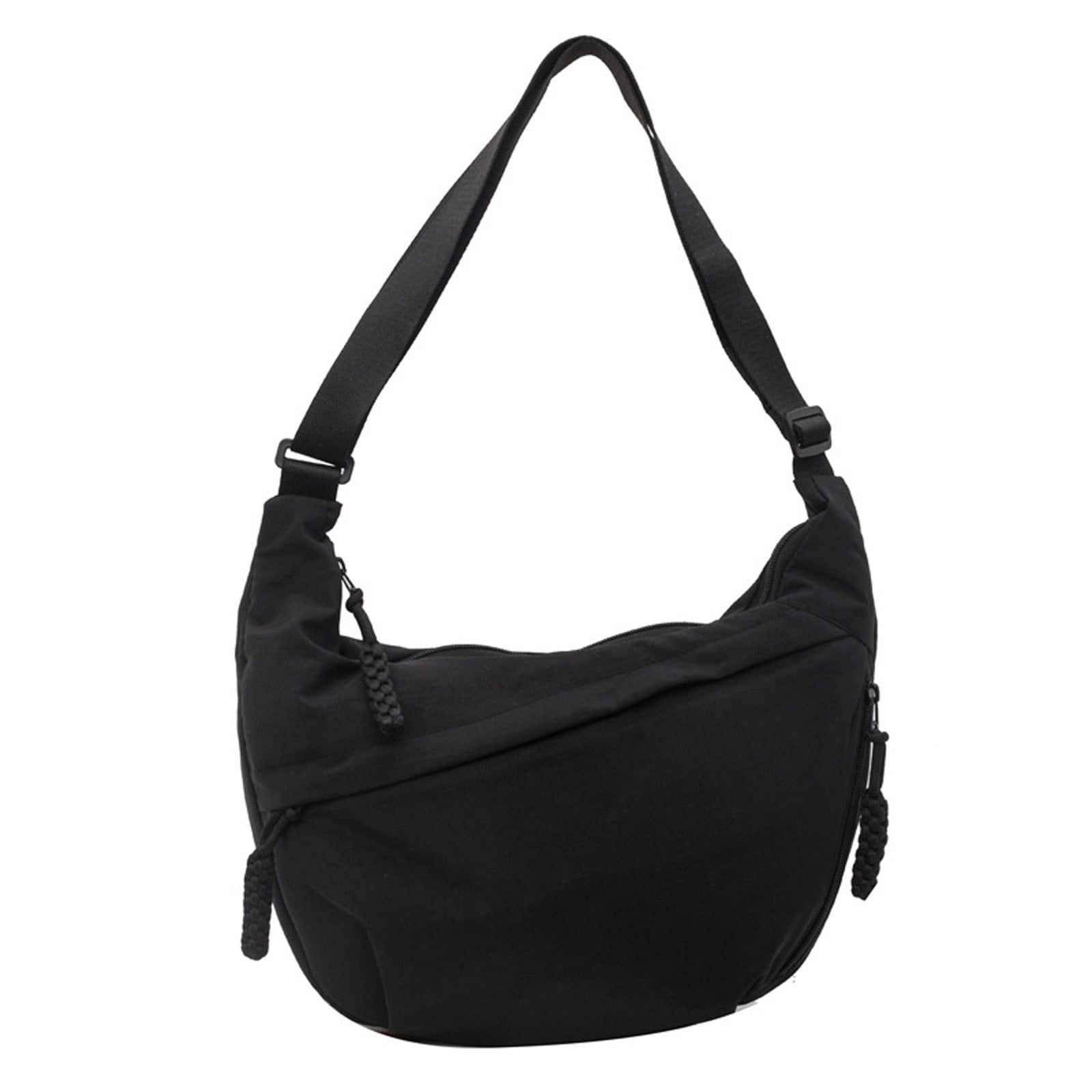 Bag for Women Men Nylon Crossbody Bags Multi-Pocket Sling Bag Roomy ...