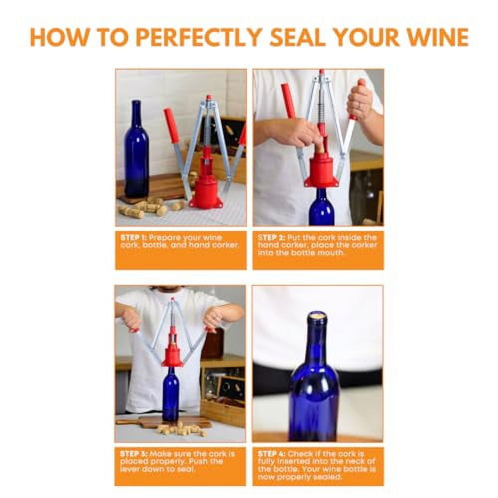 Bag of 100, #9 Premium Straight Corks for Wine Bottles | 15/16 x 1 3/4 ...