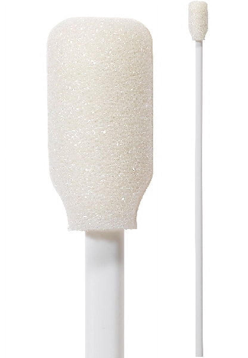(Bag of 50 Swabs) 71-4540: 9” overall length swab with rectangular foam ...