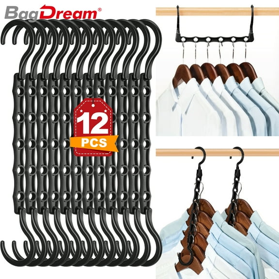 EDHITNR Hanger Storage Rack, Removable Clothes Hanger Organizer Box ...