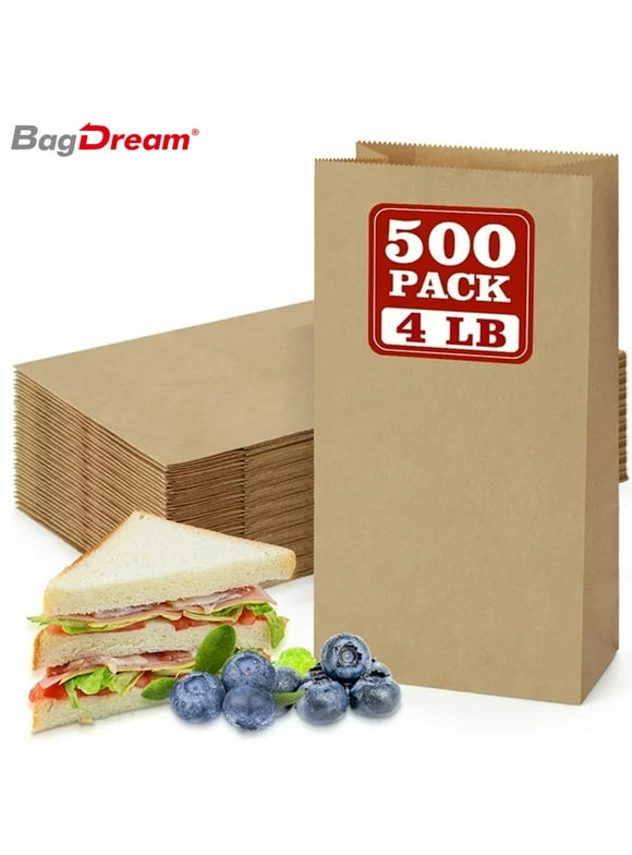 Paper Lunch Bags in Food Storage Bags - Walmart.com