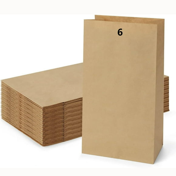 Paper Lunch Bags in Food Storage Bags - Walmart.com