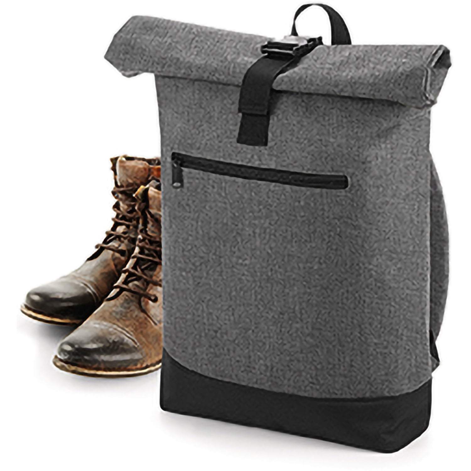 Bagbase Roll-Top Backpack / Rucksack / Bag (12 Liters) - Walmart.com